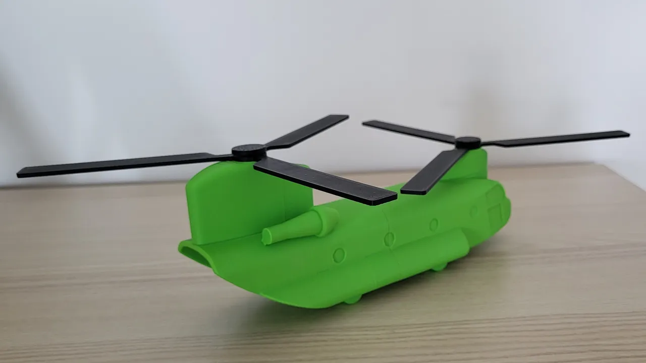 Chinook inspired helicopter by Jacob | Download free STL model ...