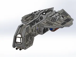 Kryten Class Freighter by Jssharpknife | Download free STL model ...