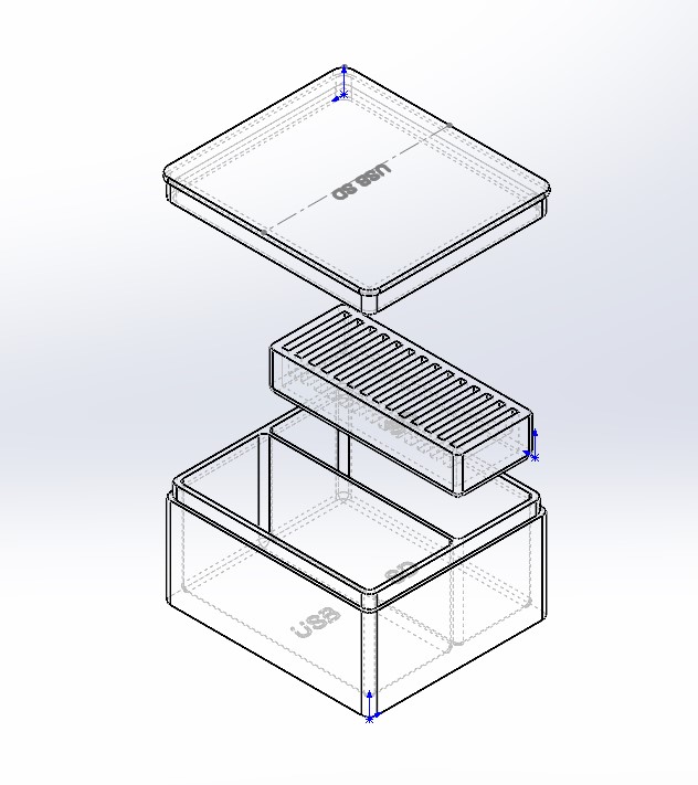 USB stick and SD card storage box by Alex Kustov | Download free STL ...
