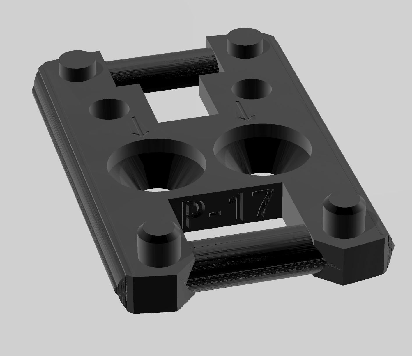 P-17 Optic Mount by VG3D | Download free STL model | Printables.com