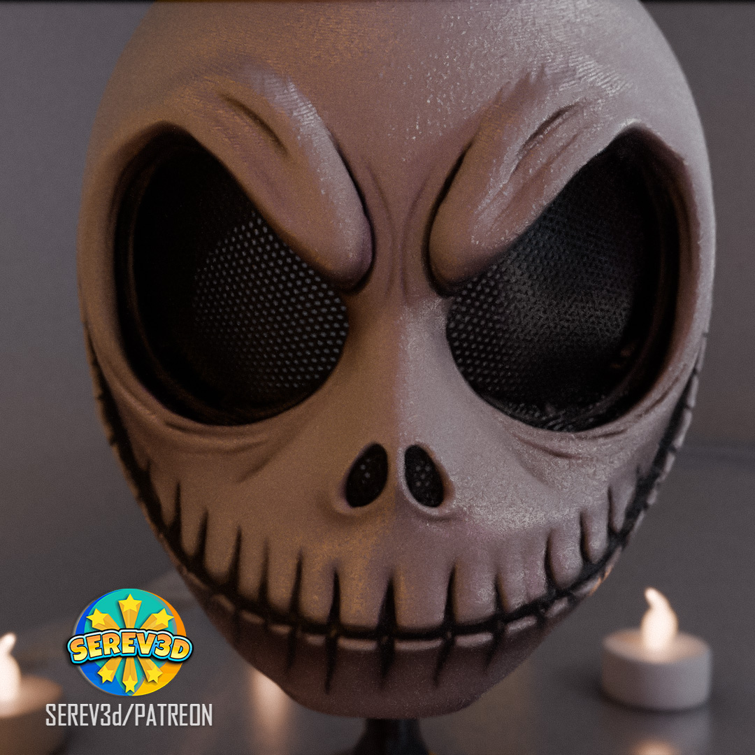 Mask-Jack Skellington Nightmare Before Christmas-SEREV3d by SEREV3d ...
