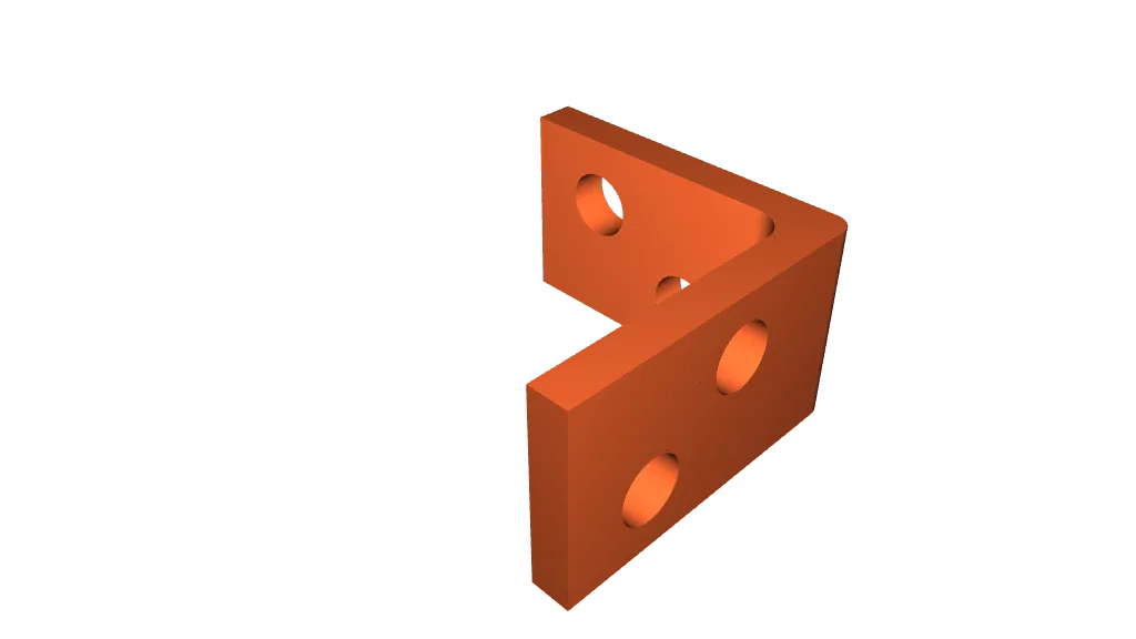 Simple L-Bracket by Gersy10 | Download free STL model | Printables.com