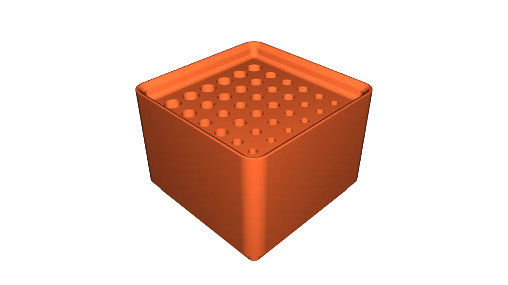 Gridfinity 1x1 bin for small drillbits (up to 4mm) by martona ...