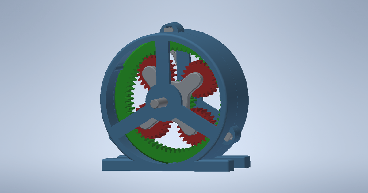 Planetary gearbox by RaBr | Download free STL model | Printables.com