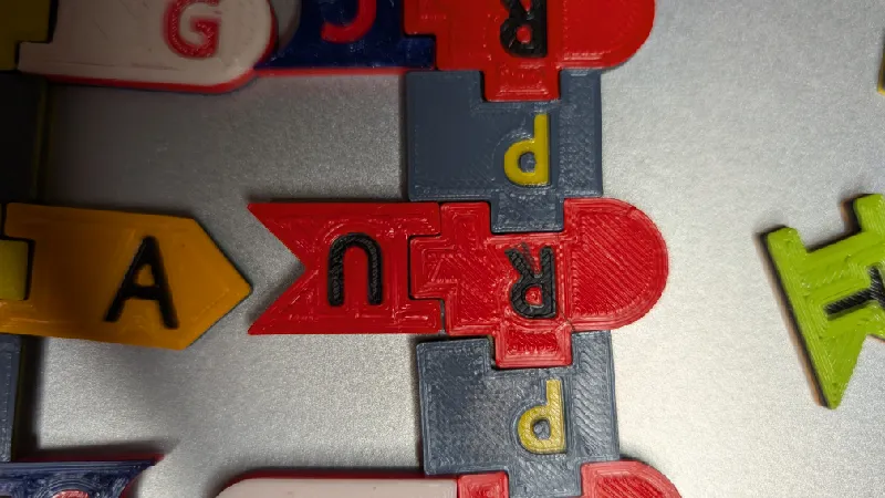 Magnetic DNA / RNA Manipulative Tiles by 3D-PT | Download free STL ...