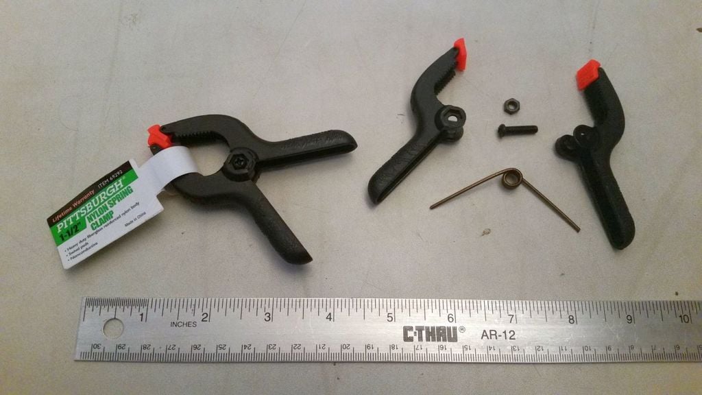 Spring Loaded Skis for R/C Buggy by Hubschrauber | Download free STL ...