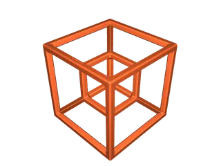 4 Dimensional Tesseract by Excelsior3D | Download free STL model ...