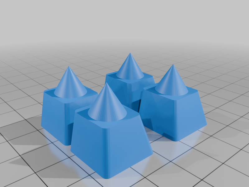 Stabbing Keycaps (Pointy, Spiky) - Perfect prank for coworkers and ...