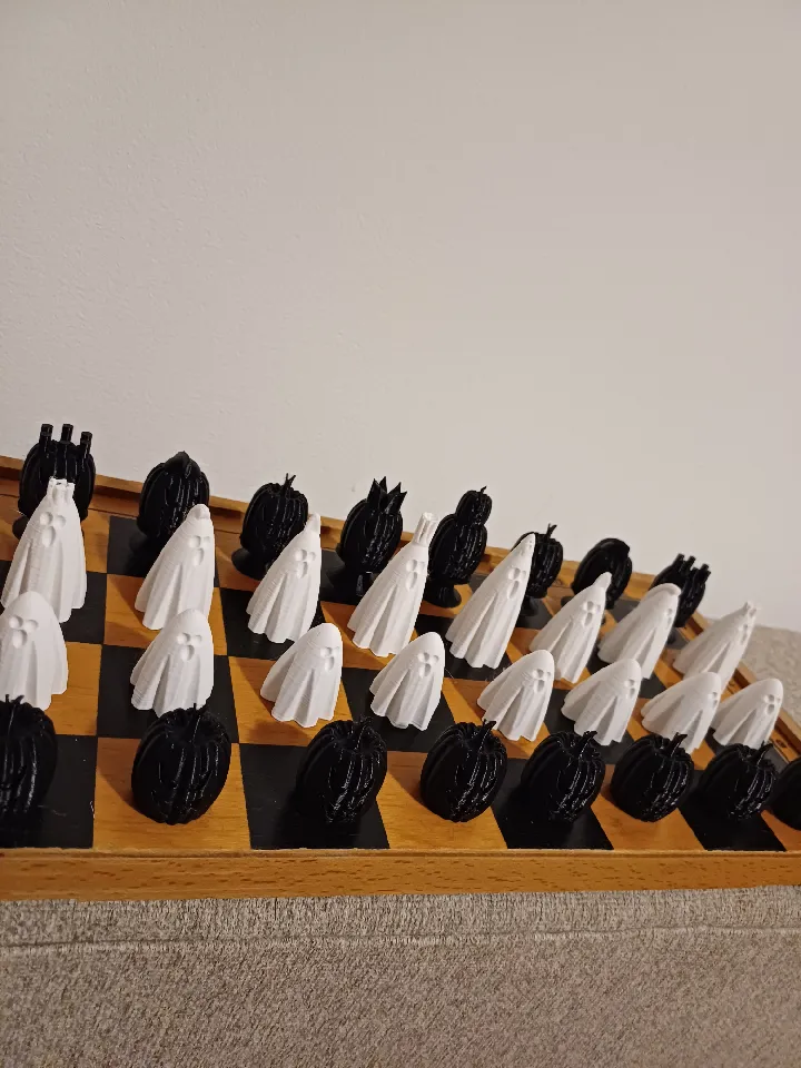 halloween chess set by Hrvoje Huskić | Download free STL model ...