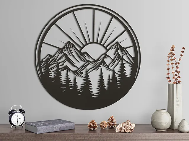 Mountain Sun by Leonid Babarinow | Download free STL model | Printables.com