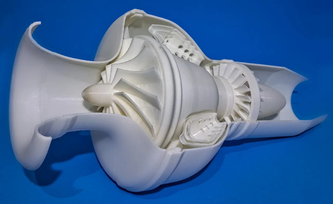 Turbojet Engine - Radial Compressor Cutaway Model by vt.s | Download ...