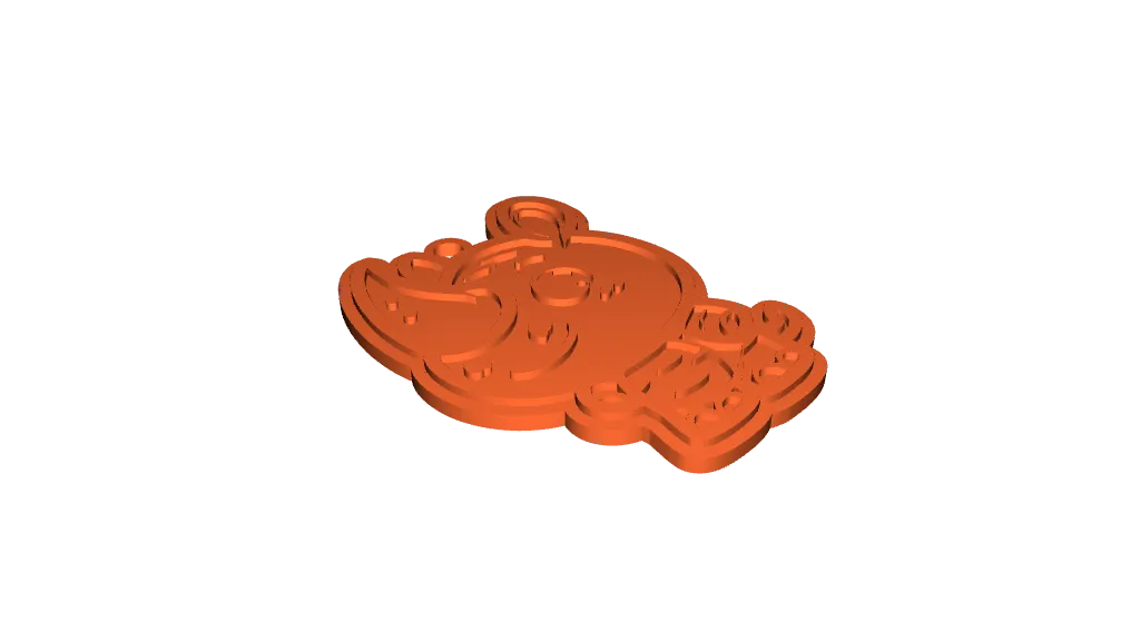 Cute Rhino Keychain by FC2M3D | Download free STL model | Printables.com