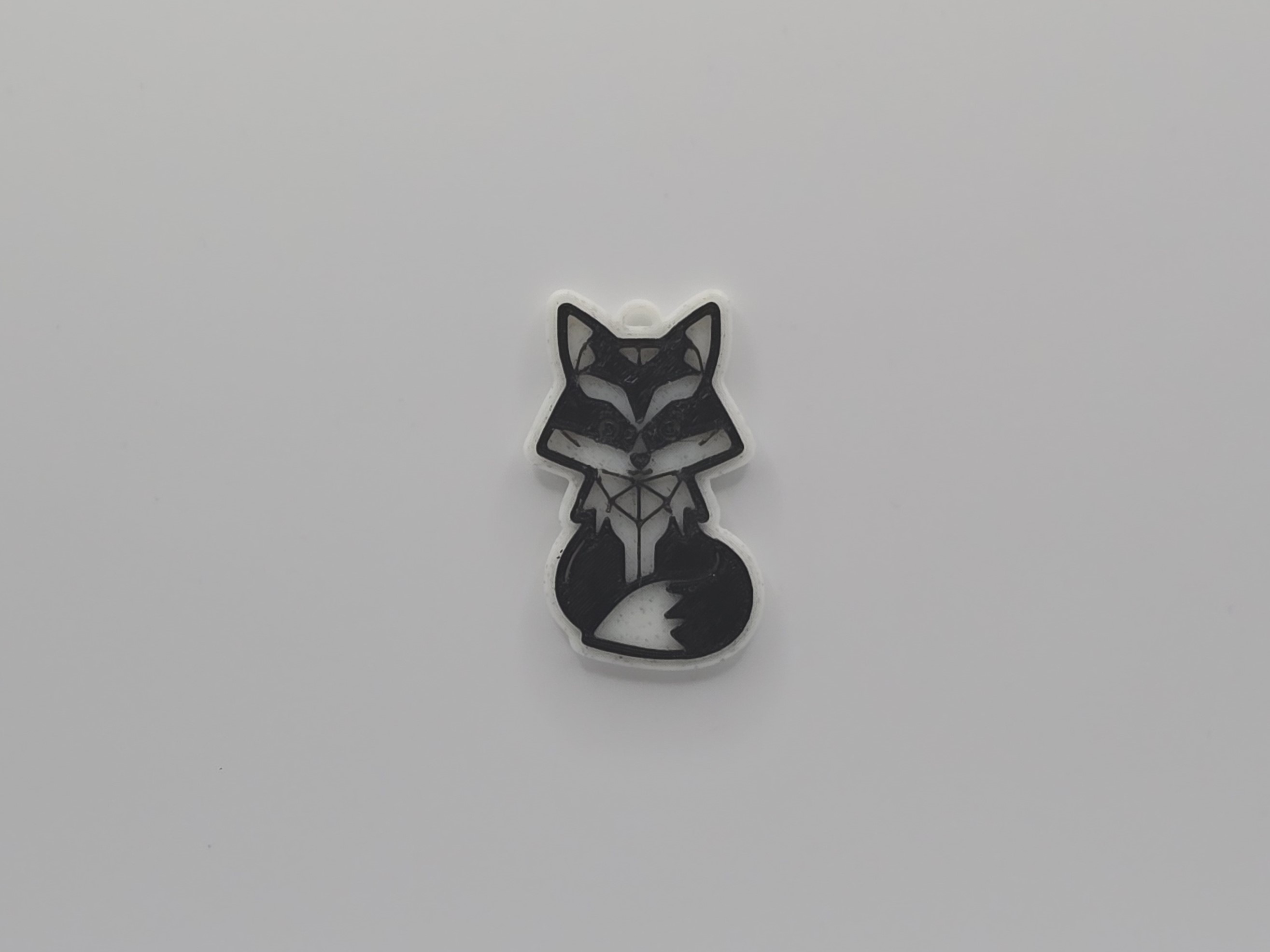 Cute Geometric Fox Keychain by FC2M3D | Download free STL model ...