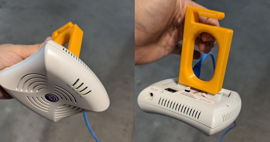 Aruba IAP-105 Access Point Hanger by CubicleNate | Download free STL ...