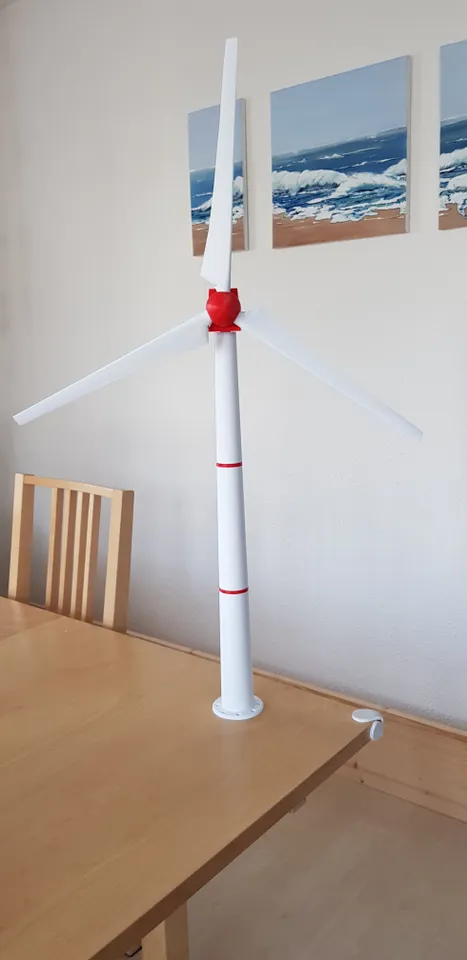 Windmill Windrad Wind turbine by KalleKnall | Download free STL model ...