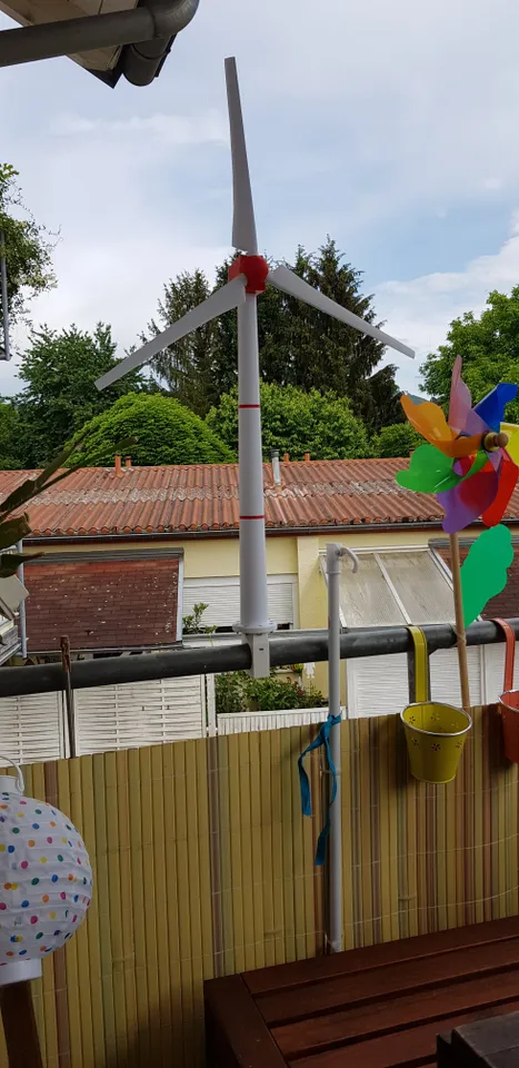 Windmill Windrad Wind turbine by KalleKnall | Download free STL model ...