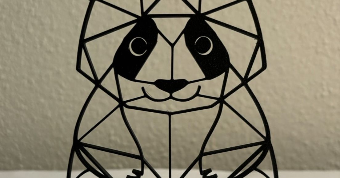 Geometric Panda by 3DPrintastica | Download free STL model | Printables.com