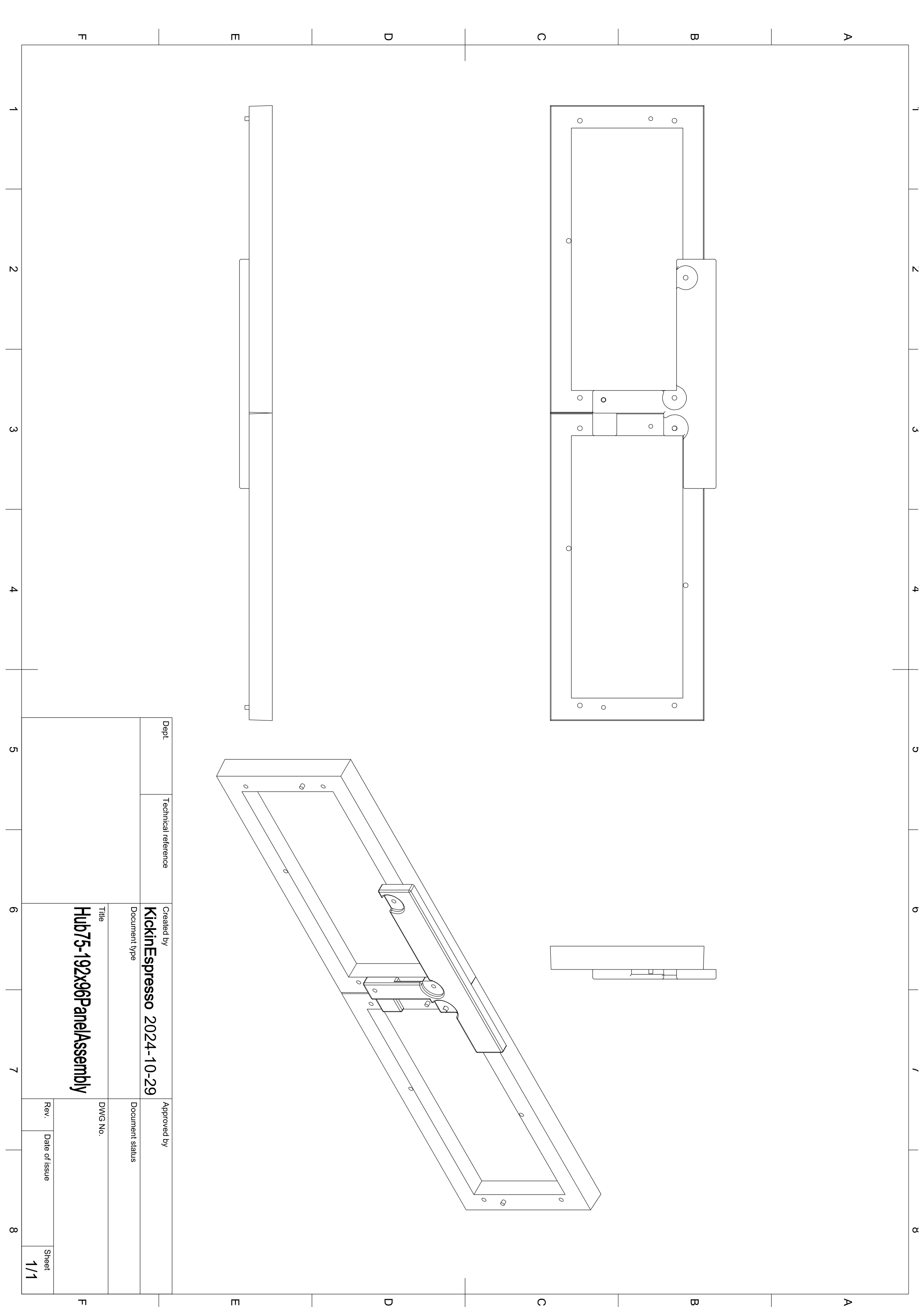Hub75 192x96 Bracket LED Panel by KickinEspresso | Download free STL ...