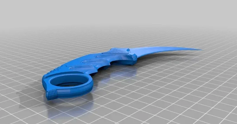 Cs:Go Karambit by 3d nerd | Download free STL model | Printables.com