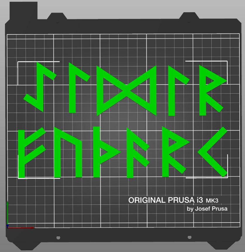 Viking runes - Elder Futhark by Tony | Download free STL model ...
