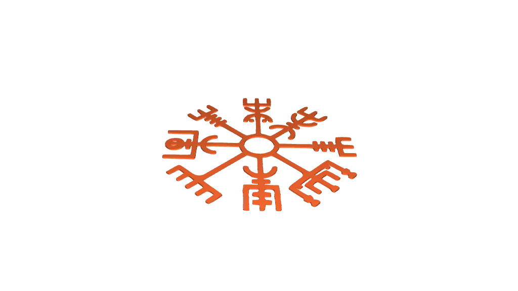 Viking Compass Wall Art #1 by Ninomalbinho | Download free STL model ...