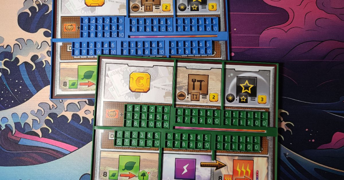 Lightweight Terraforming Mars Player Board by Kolibřík | Download free ...