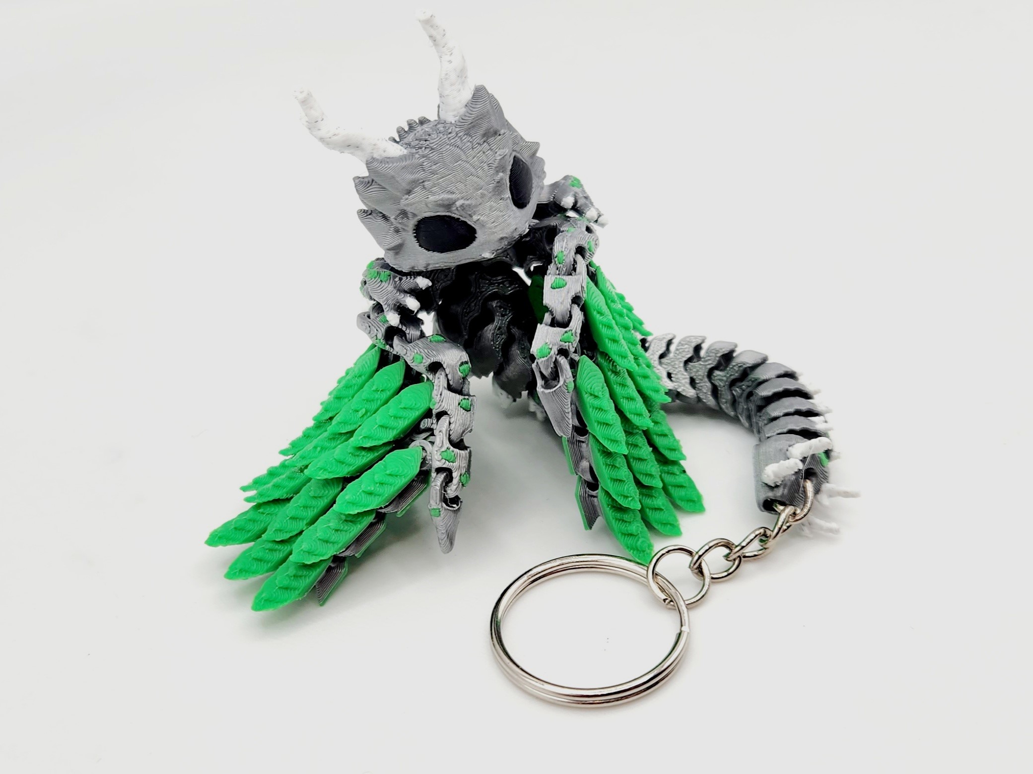 Baby Flexi Forest Dragon & Keychain Variant by FilliFuu | Printables Store