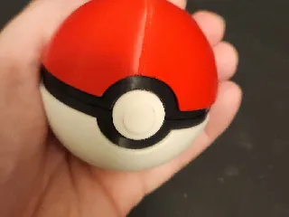 Opening Poke ball with a latch and print in place hinge by GeoPrints13 ...