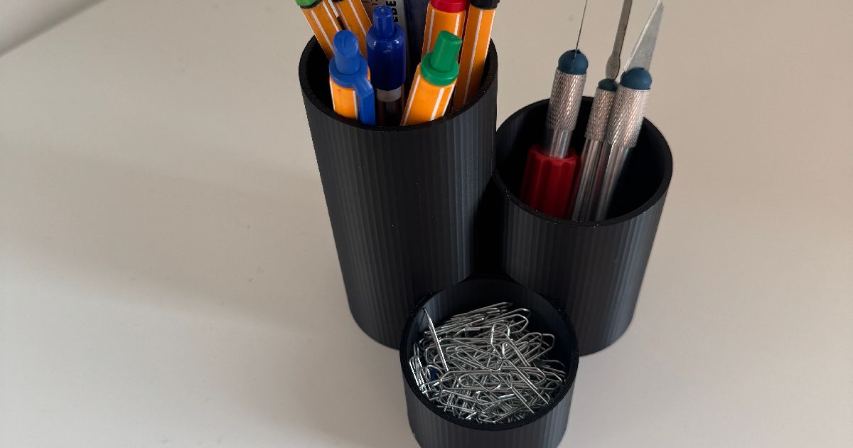 Pencil Holder by LL-3d | Download free STL model | Printables.com