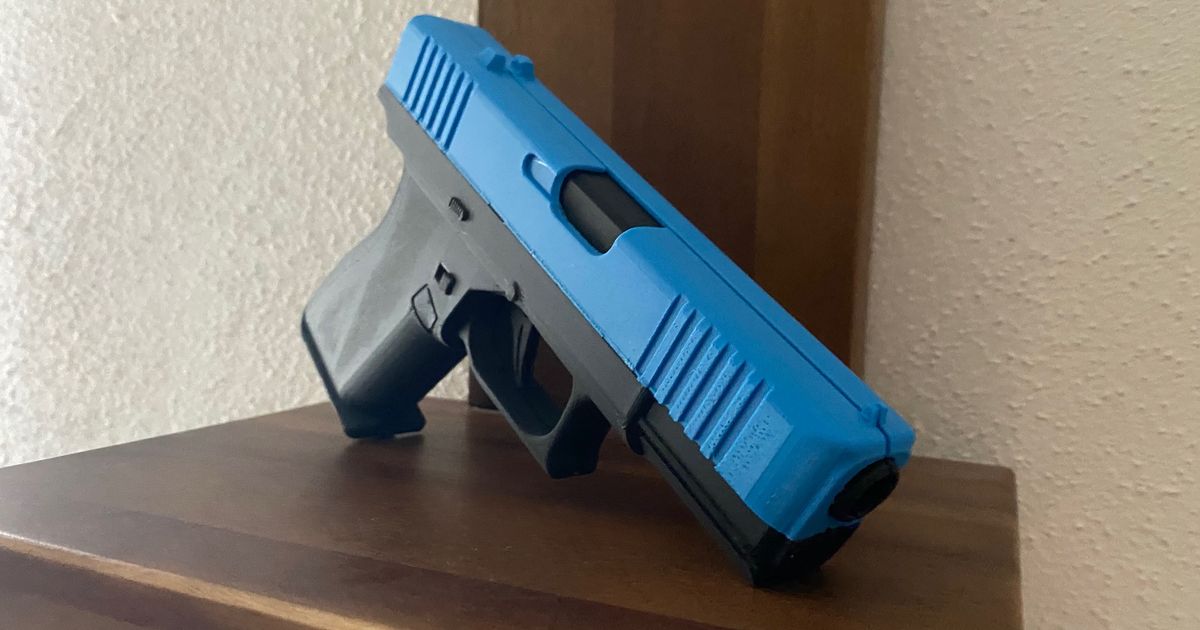 Glock 19 V3 With new Slide by RTX_Nitrox | Download free STL model ...