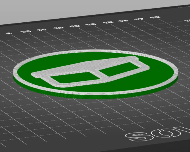 Geocache Tradi Coin by Daniel Schn. | Download free STL model ...