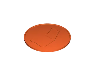Geocache Tradi Coin by Daniel Schn. | Download free STL model ...