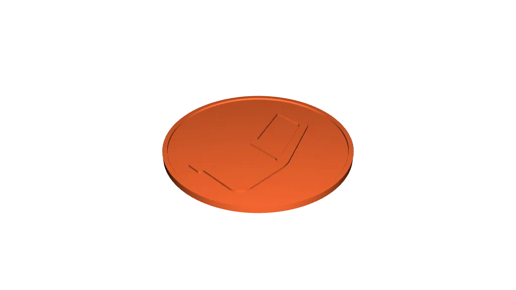 Geocache Tradi Coin by Daniel Schn. | Download free STL model ...