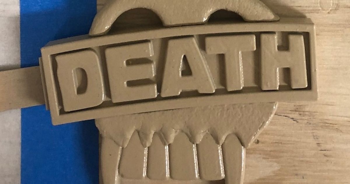 Judge Death Badge by Jef | Download free STL model | Printables.com