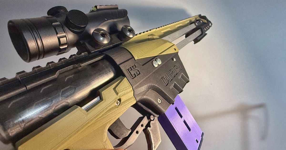 Nerf Printable Talon Stick Magazine 18, 15, 12, 10, 8 Dart Capacity by ...