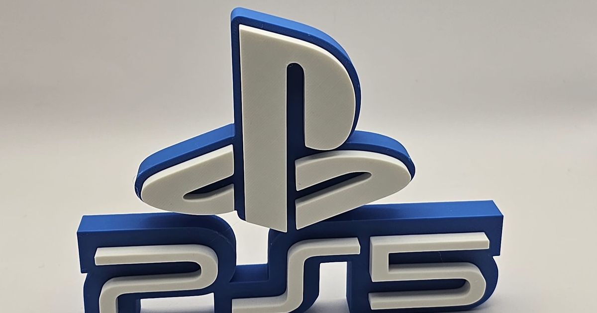 PS5 Logo by Nforce3D By João Frade | Download free STL model ...