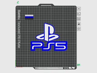 PS5 Logo by Nforce3D By João Frade | Download free STL model ...