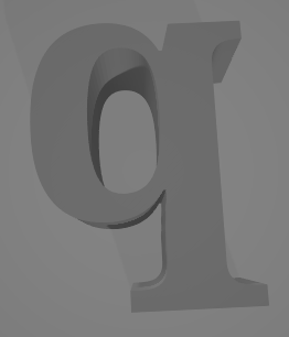 letra q by ivan blanco fernandez | Download free STL model | Printables.com