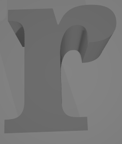 letra r by ivan blanco fernandez | Download free STL model | Printables.com
