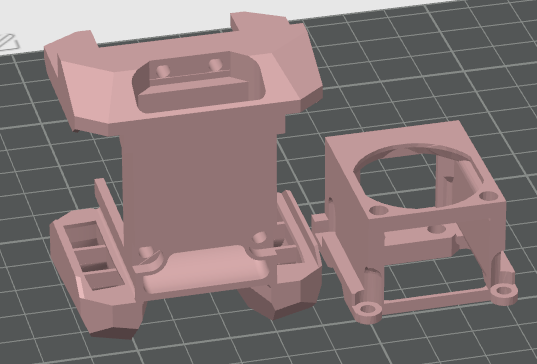 TZ E3 v2 E3NG v1.2 hotend mount and 4010 fan duct by seth viloria3 ...