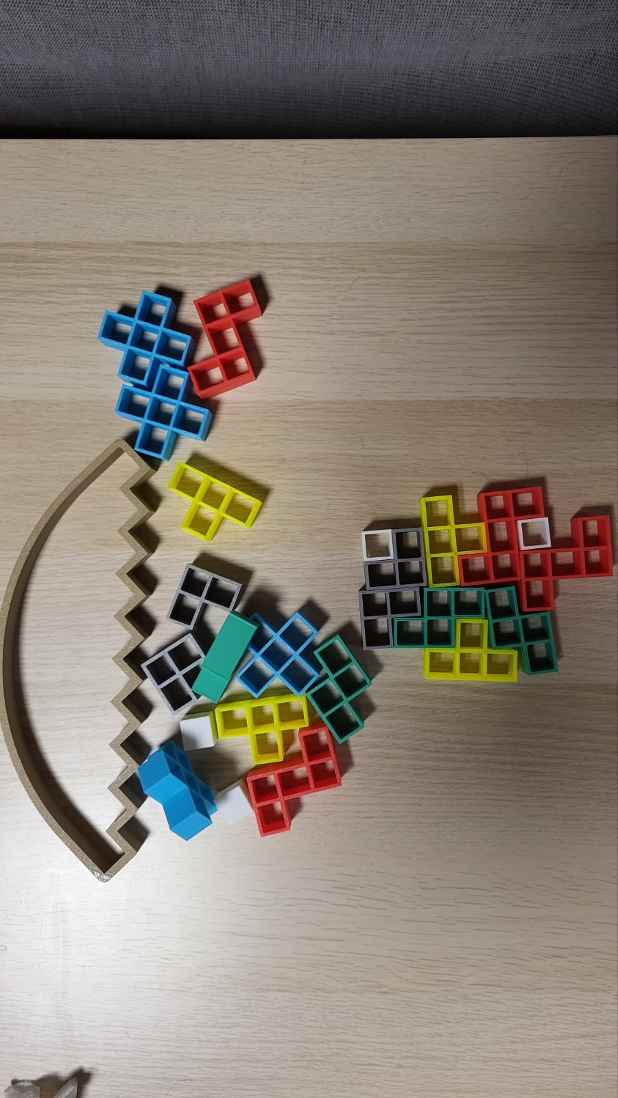 Large balance puzzle tetris by Nikolay Hinov | Download free STL model ...