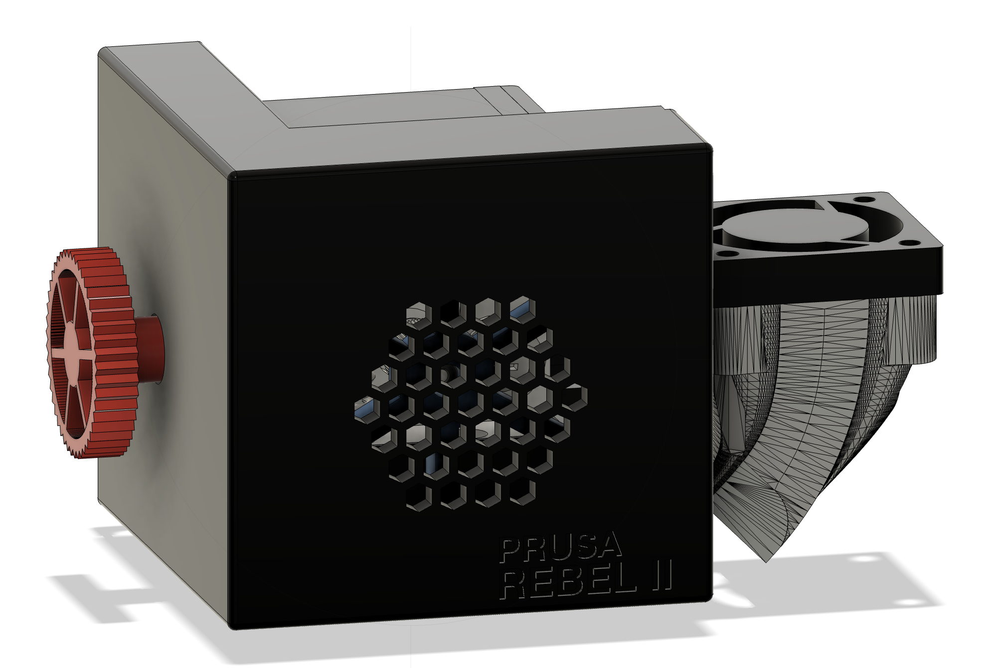 Enclosure & fan duct for MK8 extruder por made0fjello | Descargar ...