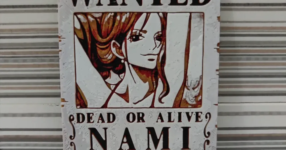 Hueforge style letter from Nami by Fernando Ureña Herrero | Download ...