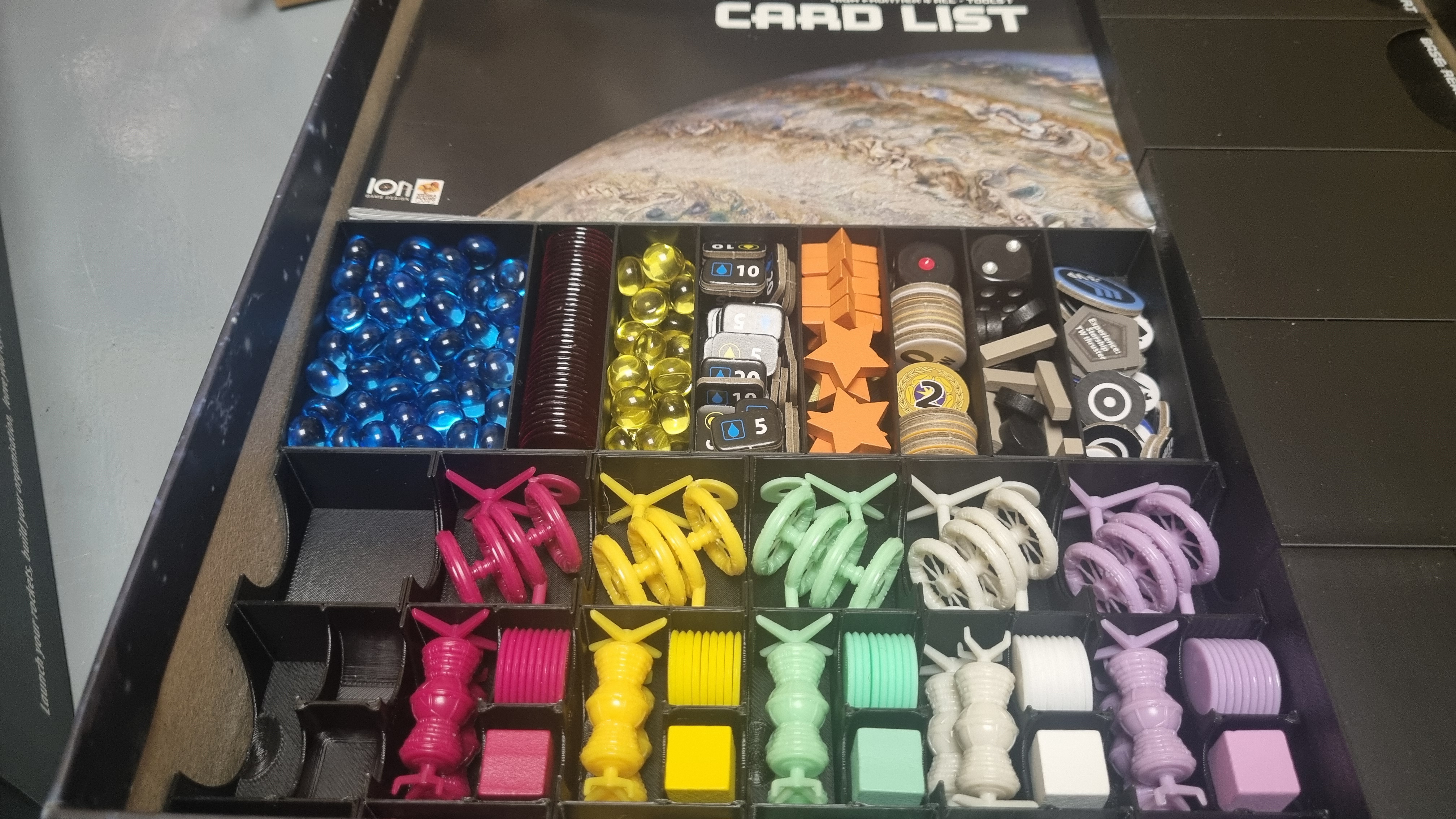 An All-in-one insert for High Frontier 4All boardgame. por Baubusiukas ...