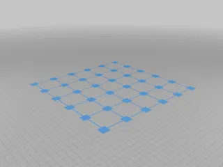 16pt/25pt Bed Leveling Mesh for 220x220mm Bed by Veillax135 | Download ...