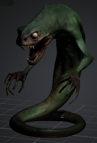 horror monster by Liam | Download free STL model | Printables.com