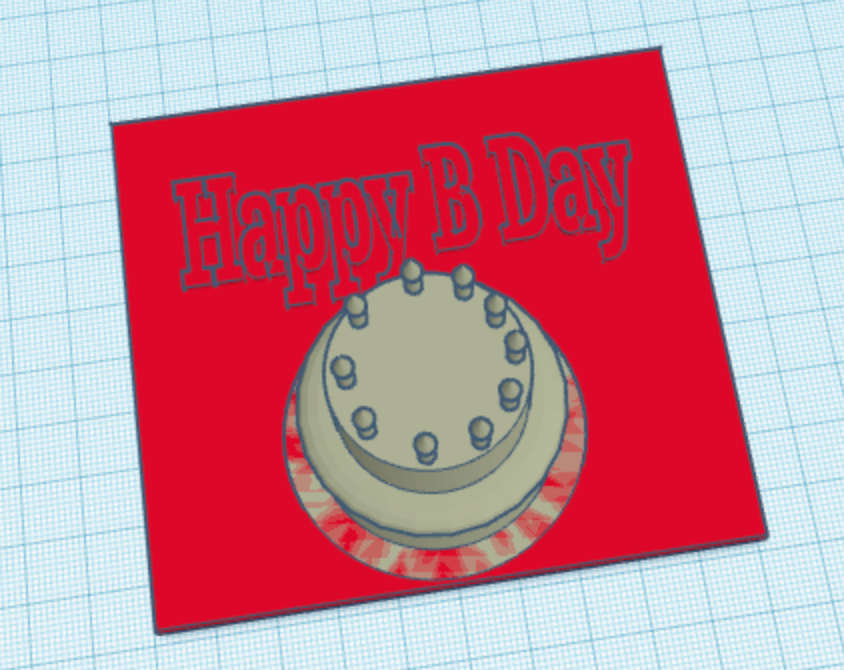 birthday card by Will | Download free STL model | Printables.com