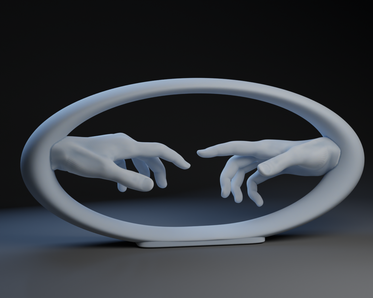 The Creation of Adam by Peter Farell | Download free STL model ...