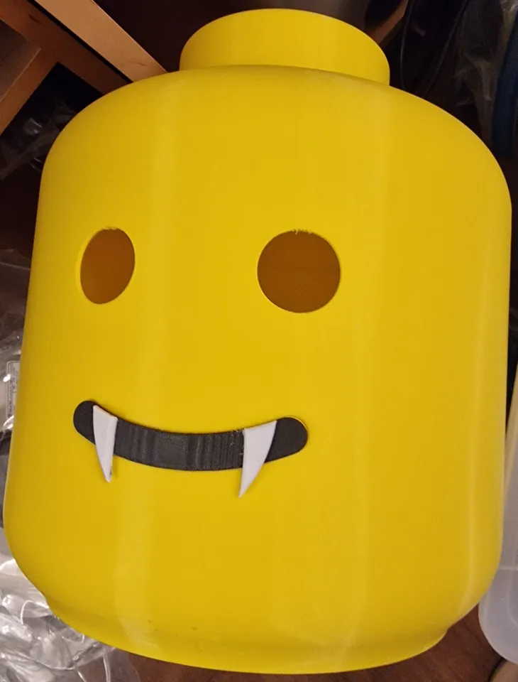 Mouth with Vampire Teeth for Lego Costume by Surfalex2000 | Download ...