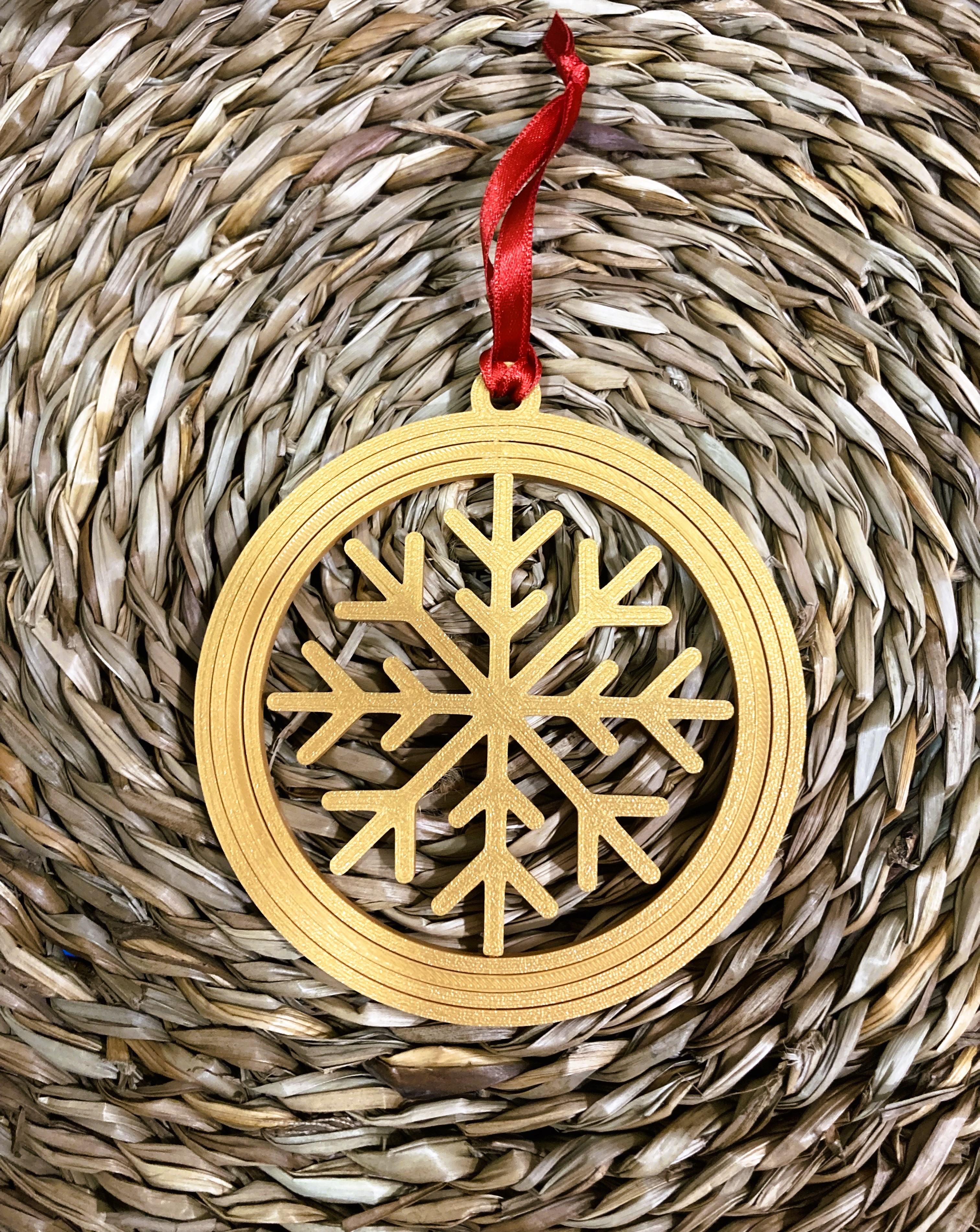 Snowflake fidget Christmas tree ornament by Franchescor | Download free ...
